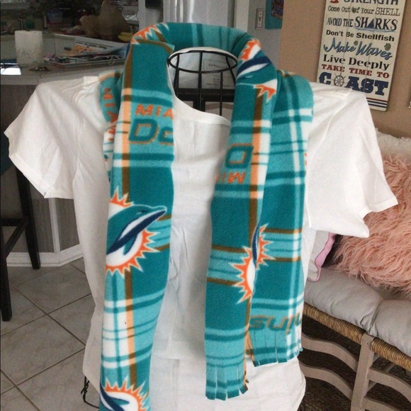 Handmade | Accessories | Miami Dolphins Scarf | Poshmark